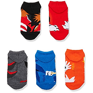 Sonic The Hedgehog Boys 5 Pack No Show Socks
