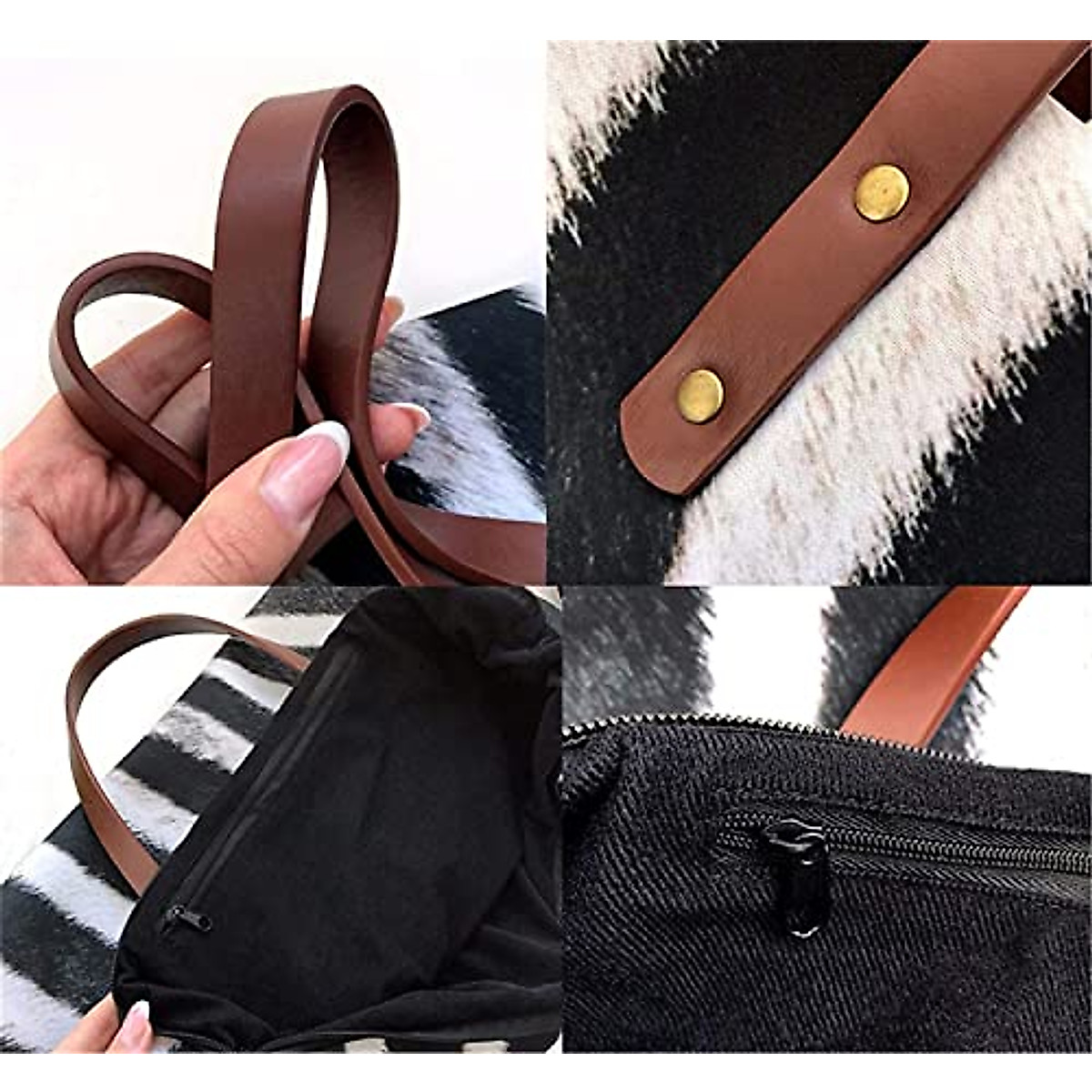 Wideasale Pink Camouflage Handbag Hobo Purse Women Large Purse Casual Carry Shoulder Work Bag US Flag Deer Hunting Luggage Tote Bag for Hiking Outdoor Travel Shopping