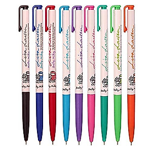 Xeno NEW 0.38mm Baby Mikey Character Slim Ball point Pen 9 Color Set