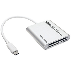 TRIPP LITE USB 3.1 Gen 1 USB-C Multi Drive Flash Memory Media Reader/Writer 5Gbps (U452-003)
