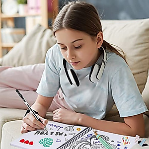 YOUSOKU DIY Journal Set for Girls Gifts, Great Birthday Gifts for Tween Age Girls, Art & Crafts Stuff for Tween & Teenage Kids, Girls Toy, Scrapbook & Diary for Ages 6 7 8 9 10 11 12 13 Years Old