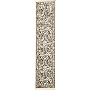 Unique Loom Narenj Collection Area Rug - Bristol (3' x 13' 1" Runner, Ivory/ Beige)