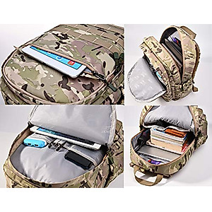 Wraifa Boys Backpack Waterproof Kids School Bag Outdoor Travel Camping Daypack Camo Rucksack (Amy Green, Small) …