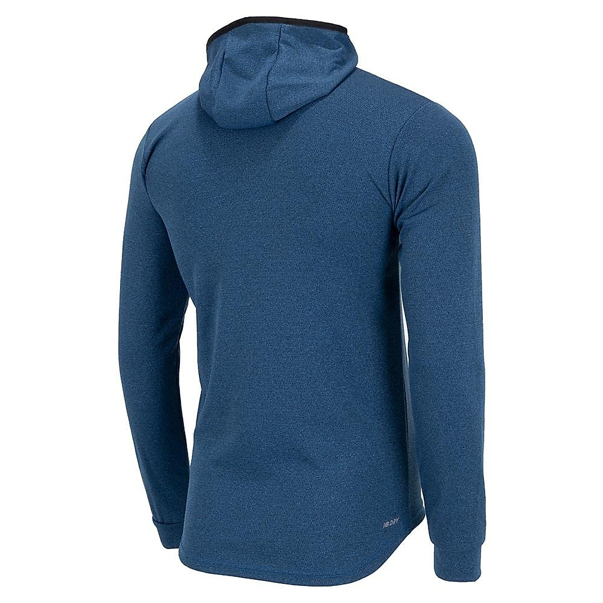 New Balance Men's Tenacity Hooded Quarter Zip 22, Black, Large