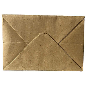 JSF Kraft Paper Bags With Handle 50-Pack Recyclable Brown Paper Bags Gift Bags Small Size Ideal For Birthday Wedding As Party Favors Bags-Size 6.9 * 2.4 * 3.5 in