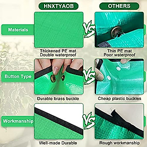 HNXTYAOB Large Repotting Mat for Plant Transplanting and Mess Control 39.5"x 31.5" Thickened Waterproof Potting Tray Foldable Succulent Potting Mat Portable Gardening Mat Plant Gifts for Women Men