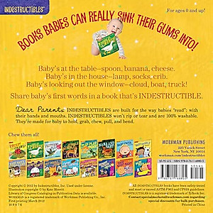 Indestructibles: Baby Babble: A Book of Baby's First Words: Chew Proof · Rip Proof · Nontoxic · 100% Washable (Book for Babies, Newborn Books, Safe to Chew)
