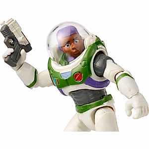 Mattel Disney and Pixar Lightyear Action Figure & Accessory, Space Ranger Alpha Alisha Hawthorne Set with Helmet, 5-inch Scale & 12 Posable Joints