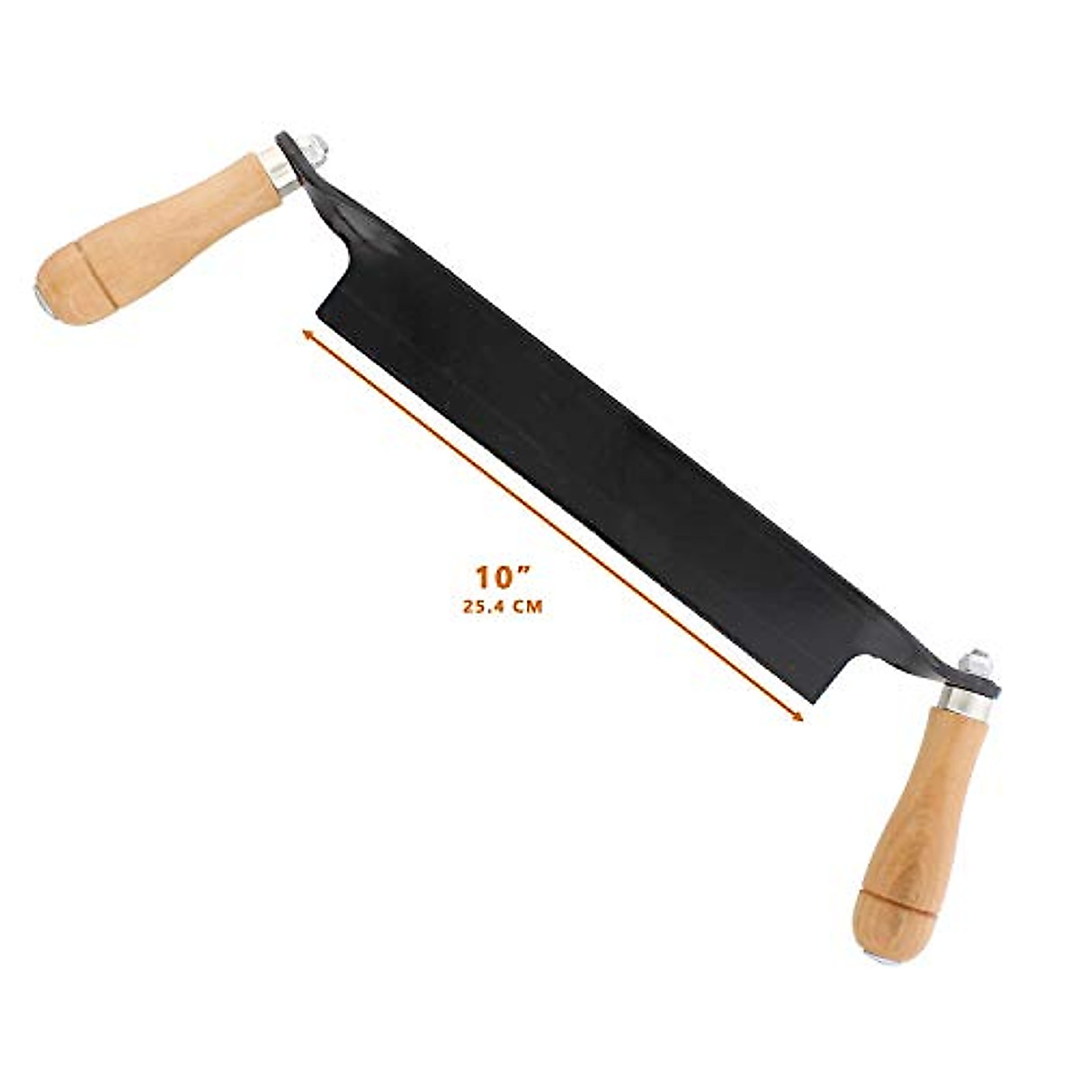 Felled Draw Shave Knife – 10in Straight Draw Knife Straight Draw Shave Tool Woodworking Debarking Hand Tool