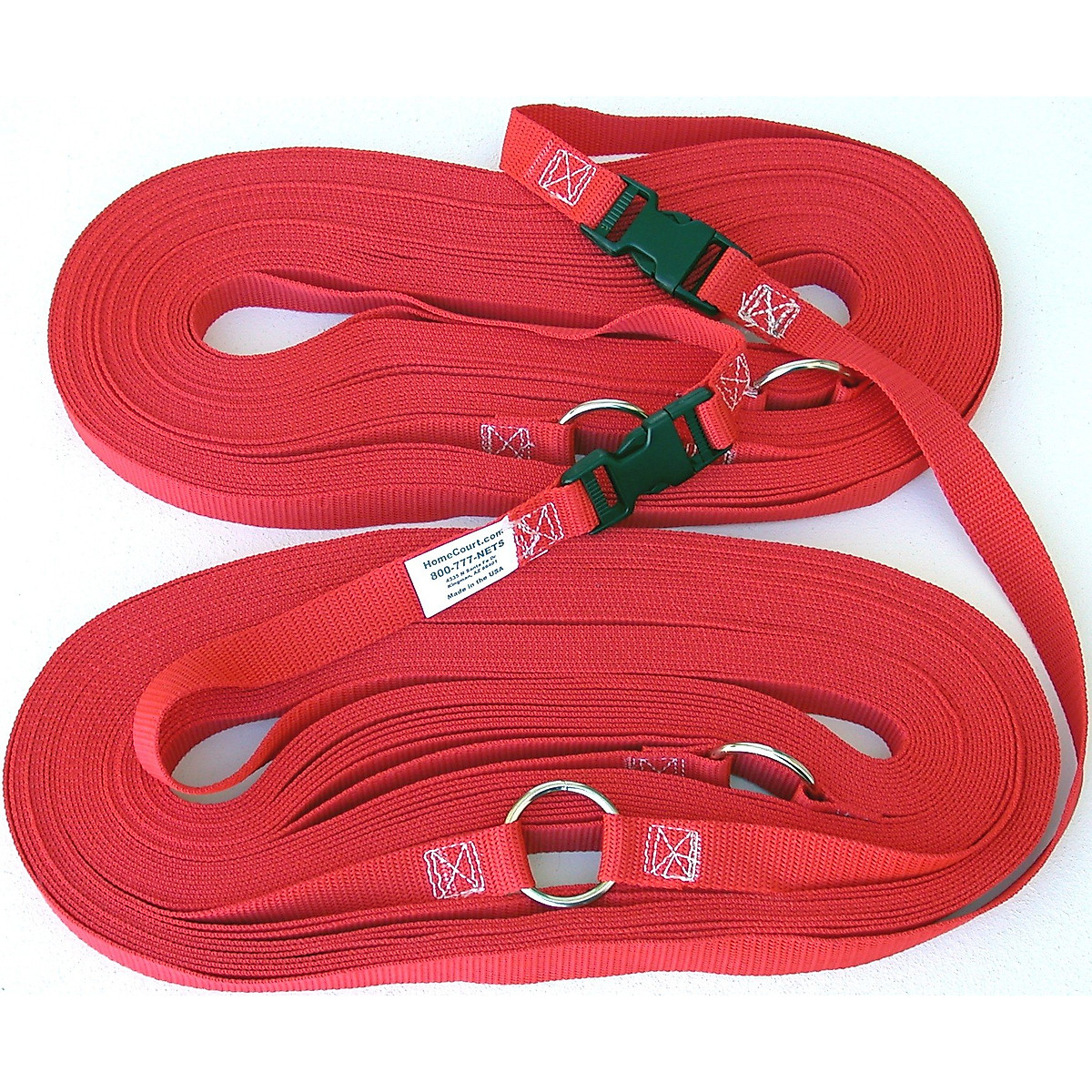 Home Court 1-inch Non-Adjustable 30-ft Sand Court Line - 17NAS (Red)