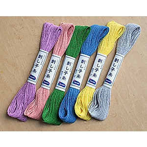 オリムパス製絲(Olympus Thread) Sashiko Cotton 22yd Blue Notion