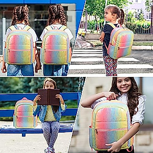 WTUST Backpack for Girls Kids, Preschool Bookbag School Backpack for Kindergarten Toddlers Elementary, Back to School Supplies, Summer Camping Backpack, Cute Pink Girls Classic School Backpack