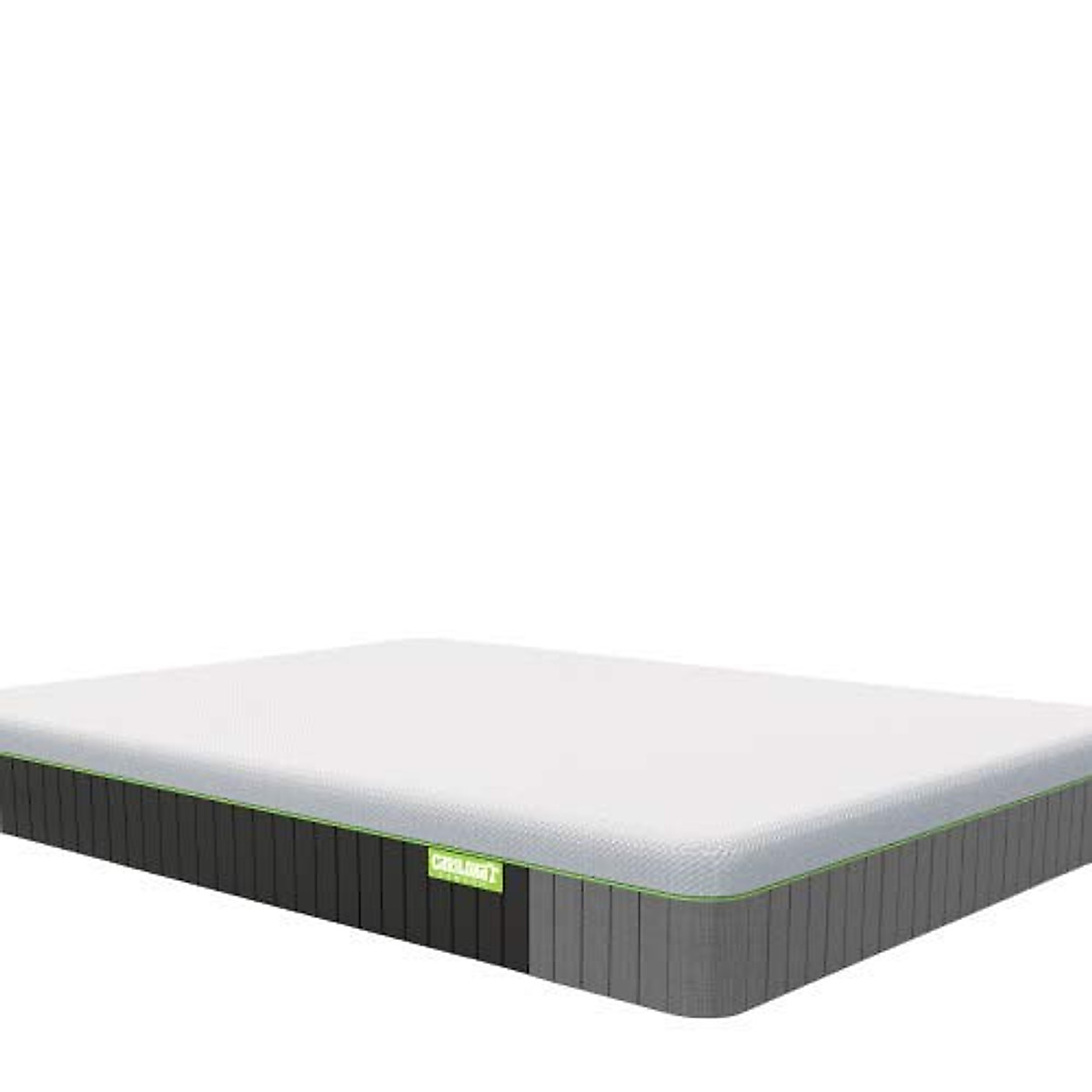 Cariloha Medium-Firm Classic Mattress | Queen | White | 10" Memory Foam | Viscose Material | Removable/Washable Cover, Side-Wedge Support, & Dual-Density Base