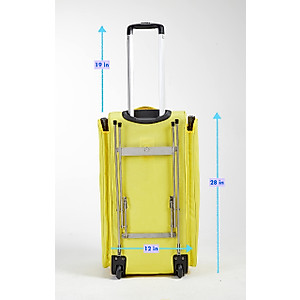 VIV Pickleball Tennis Bag: All-in-One Pickleball Bag, Hopper, and Feeder with Wheels. Store, Travel, Practice with Pickleball, Tennis, Baseball, Softball Gears. Pickleball Hopper, Tennis Ball Hopper