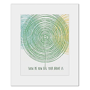 Sara Bareilles | Brave - song lyric wall art print inspirational music poster