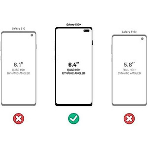 OtterBox Defender Series SCREENLESS Edition Case for Galaxy S10 Plus (Only)- Case Only - (Purple Nebula)
