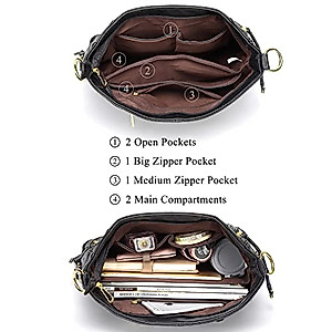 Kasqo Hobo Bags for Women,Large Ladies Purses and Handbags Vegan Leather Shoulder Bags Fashion Satchel Bag Tote Bags