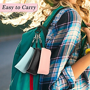 Chapstick Holder Lip Balm Sleeves Pouch Portable Lipstick Holder Bags Lip Gloss Holder Lipstick Bag With Hook Gift for Women