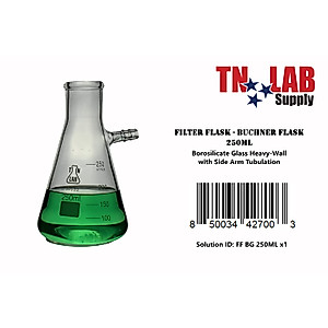 TN Lab Filter Flask Borosilicate Glass Vacuum Flask 250ml