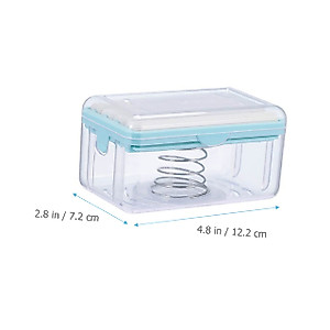 Cabilock 3pcs Soap Box Soap Dish Travel Soap Savers for Bar Soap Laundry Soap Containers Kitchen Soap Dispenser Travel Soap Container Laundry Soap Dispenser Dish Soap Camping Tray Plastic