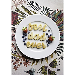 Talisman Designs Script Cookie Cutters | Set of 26 | White | Made of BPA Free Plastic | Small Letter Cutters for Cookies, Pies, Dough & Fondant | Baking Alphabet Cookie Cutters