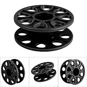 Finger Reel Tauchen Spool, Dive Finger Reel,Diving Spool Lightweight Diving Spool Plastic Diving Compact Finger Spool Reel Diver Underwater Accessory(Black)