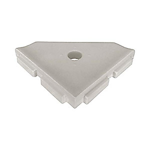 Questech Décor 8 Inch Corner Shower Shelf and 5 Inch Shower Caddy Soap Dish, Geo Lugged Back for New Construction, Wall Mounted Bathroom Shower Organizer, Gray Matte