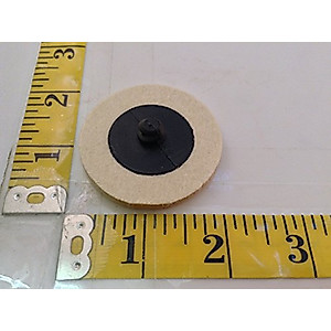 AK Garage 10pc Roloc Style 2" Wool QC Disc Polishing Buffing Pads Wheels