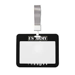 Army Retired Flag Durable Hanging Rope Card Badge Holder Suitable All Occasions1