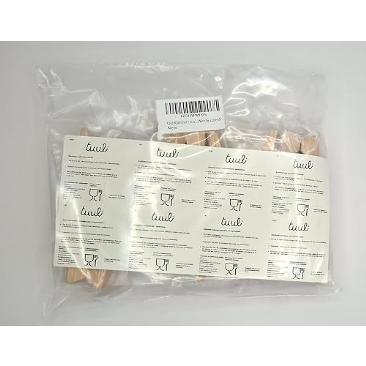 tuuli Wooden Pegs Large Wooden Pegs Clothes Pegs for Beach Towel Beach Lounger Yacht Pram Laundry Accessories - 2