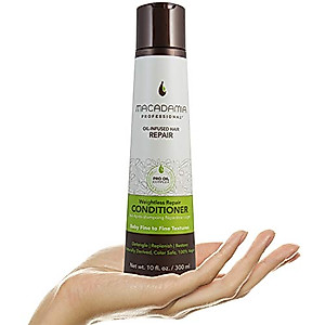 Macadamia Professional Hair Care Sulfate Weightless Repair Conditioner, Sheer Pecan, 10 Fl Oz (Pack of 1)