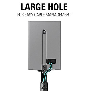 Mounting Dream Speaker Stands Height Adjustable for Satellite & Small Bookshelf Speakers, Set of 2 Floor Stand Mount for Bose Polk JBL Sony Yamaha and Others - 11LBS Capacity MD5402