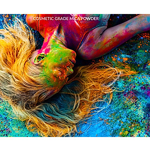 MARBLERS White Mica Powder Colorant [Cream White] 3oz (85g) | Cosmetic | Epoxy Resin Pigment | Dye | Non-Toxic, Vegan, Cruelty-Free | Lip Gloss, Nails, Body Butter | Bath Bomb, Candle & Soap Making