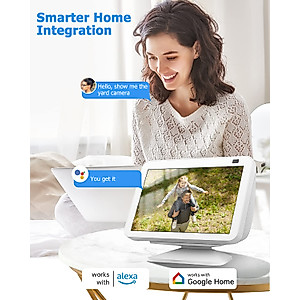 【2K】 Solar Powered Security Cameras Wireless Outdoor, 2 Pack, Pan Tilt 360°WiFi Camera with Color Night Vision/PIR Sensor/2-Way Audio/Alexa/Google Assistant
