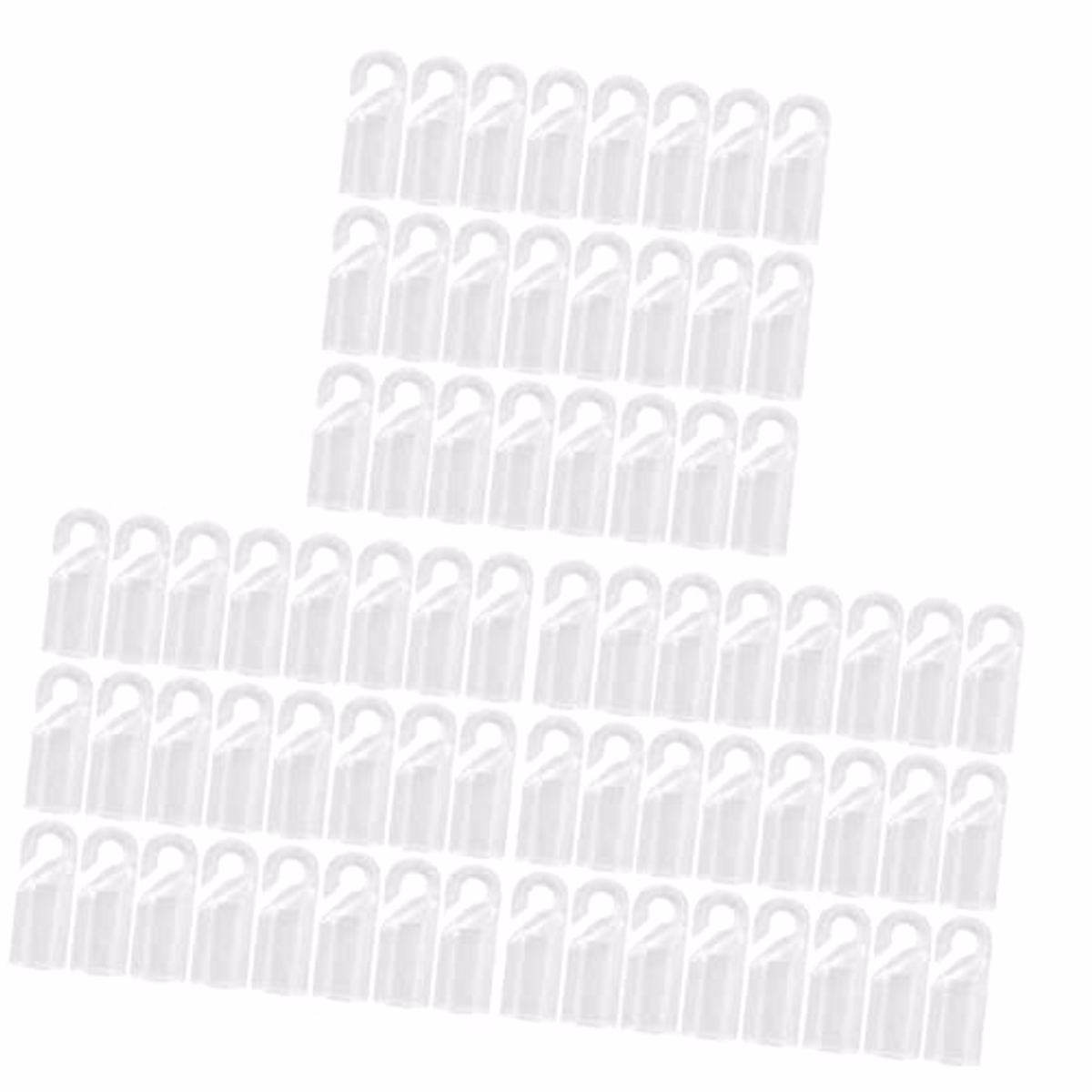 HANABASS 72 pcs Accessories Vertical Replacement Stick Wand Hardware Cap Blinds Sleeve Parts Fixing Operating Rod Connector Curtain Hook Caps for Tip Plastic Blind Rotating Blinder