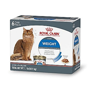 Royal Canin Feline Weight Care Thin Slices in Gravy Canned Adult Wet Cat Food, 3 oz can (6-pack)