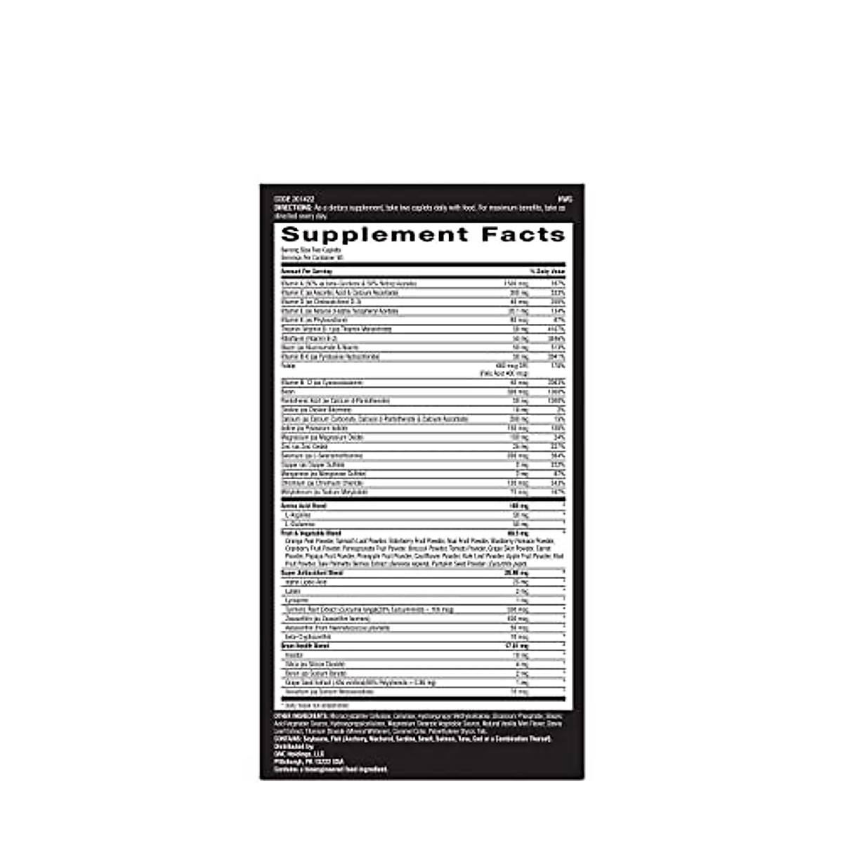 GNC Mega Men Multivitamin for Men, 180 Count, Antioxidants, Heart Health, and Immune Support (Packaging May Vary)