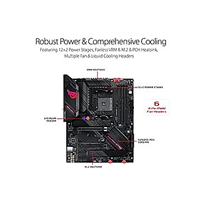 Micro Center AMD Ryzen 7 5800X 8-core 16-Thread Unlocked Desktop CPU Processor Bundle with Asus ROG Strix B550-F Gaming WiFi II AMD AM4 ATX Gaming Motherboard (PCIe 4.0, WiFi 6E, 2.5Gb LAN)