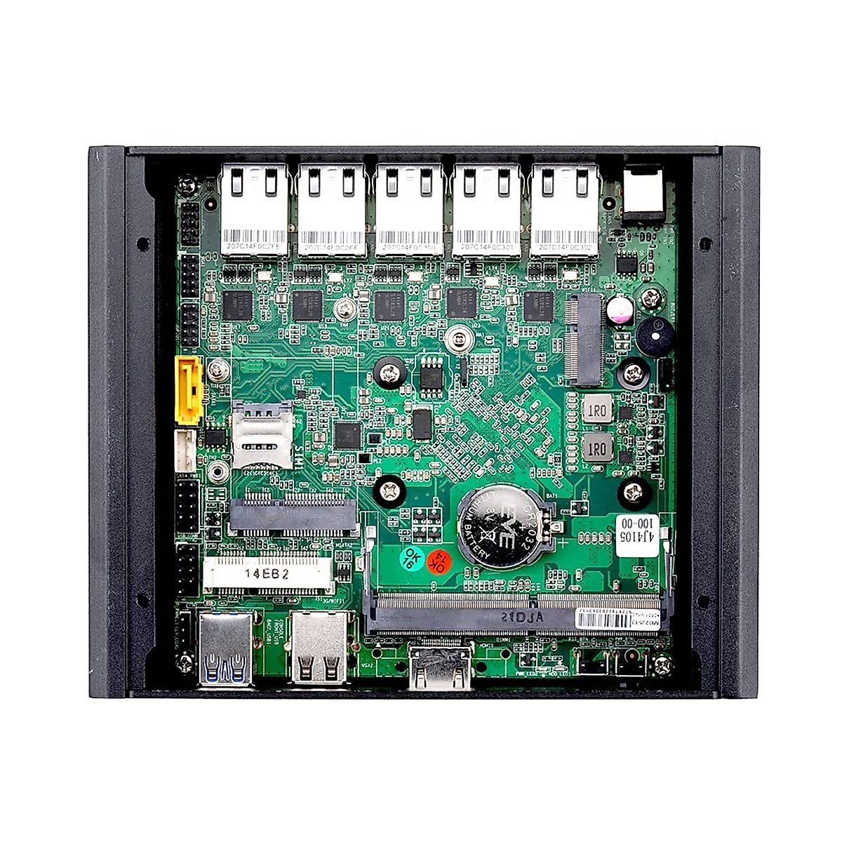 Multi-Function Router Q730G5 Intel Celeron J4105,Up to 2.5Ghz 10W AES-Ni (Barebones) 5 Intel I225-V 2.5G LAN,Used As A Router/Firewall/Proxy 24/7
