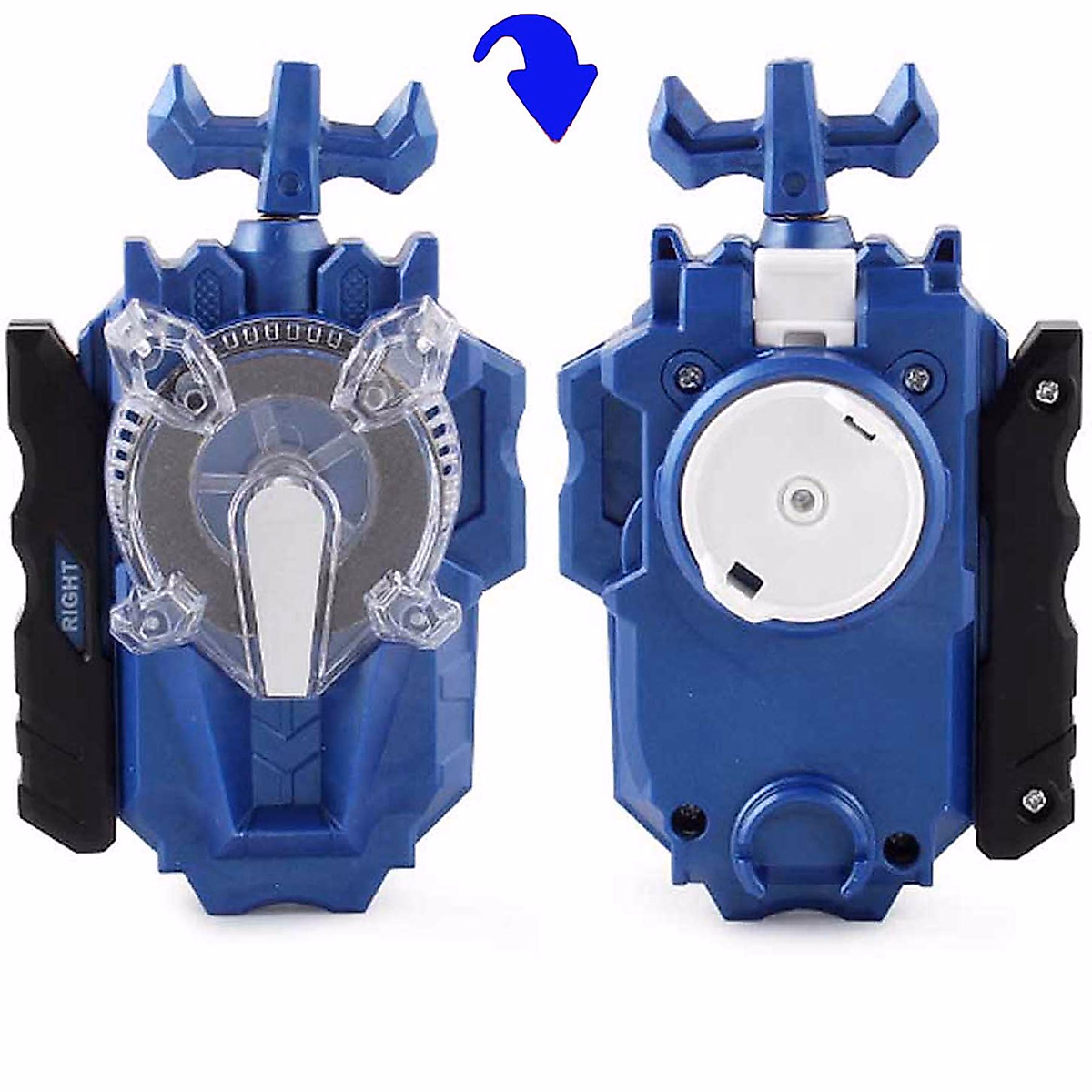 Burst Super King B-160 King Helios .Zn 1B Starter Booster with Bey Battle Burst Sparking Launcher LR Left and Right Spin and Grip Spinning Top Toys Set