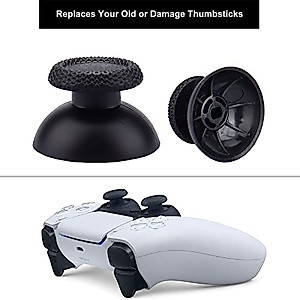 IKPEK 4pcs Analog 3D Joysticks Repair Kit for PS5 Controller, Joysticks Replacement Part with Repair Screwdriver Kit for Playstation 5 DualSense Controller