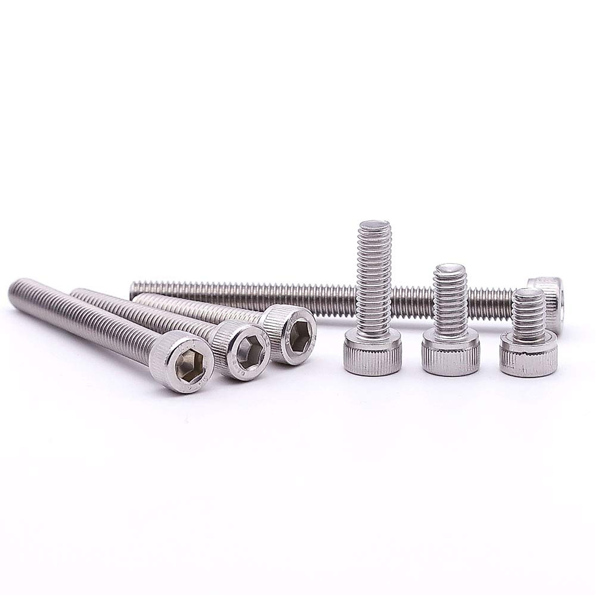 1/4-20 x 2 Socket Head Cap Screw Bolt, 304 Stainless Steel 18-8, Allen Hex Drive, Coarse Thread UNC, 10 PCS