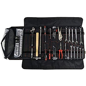 BOXO USA UTV Tool Roll - Heavy Duty Universal Tool Bag Organizer for Side by Side, RZR, CanAm, UTV, Truck (Tool Roll + Dry Bag)
