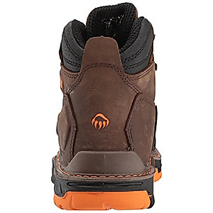 WOLVERINE mens Overpass 6" Composite Toe Waterproof Work Boot, Brown, 10 X-Wide US
