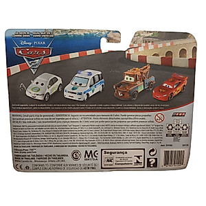 Disney Cars Toys and Pixar Cars 3 Lightning McQueen & Mater 2-Pack, 1:55 Scale Die-Cast Fan Favorite Character Vehicles for Racing and Storytelling Fun, Gift for Kids Age 3 and Older,Multi