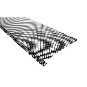 Amerimax Home Products 636025 Lock-In Gutter Guard, Black, 25 Count (Pack of 1)