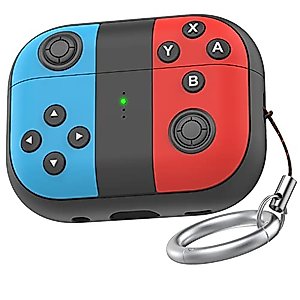 TRONWIN Silicone Airpods Pro 2 Case Protective Covers Skin Gamepad Design for Airpods Pro 2022 [Support Wireless Charging] Compatible with Apple Airpods Pro 2nd Generation