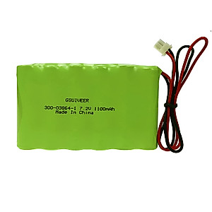 GSUIVEER 300-03864-1 Battery 7.2V 1100mAh Compatible with Honeywell Alarm Lynx WALYNX-RCHB-SC Honeywell Lynx Touch K5109, L3000, L5000, L5100
