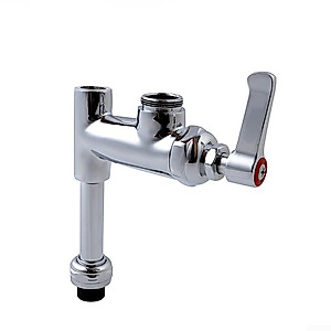 Handle Stem Assembly Fits for T&S Brass Faucets Replace 2815P, Blue Cold and Red Hot Side Spindle Assembly Valve Replacement Part