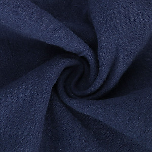 Mens Khaki Cargo Shorts Big and Tall Men's Linen Shorts 2023 Causal Elastic Waist Drawstring Summer Beach Shorts Classic-Fit Flex Pants 7 Inch Inseam Shorts Men Cotton Navy XL